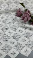 China White Lace 100% Cotton Hollow-up Lace Fabric Embroidered Lace Mesh Lace Fabric Occasion Evening Fabric for sale