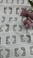 China French Vintage Lace Fabric Leafy Luxury Mesh Tulle for DIY Dressmaking for sale