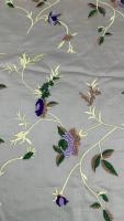 China Frence Style Lace Trim Fabric Soft and Breathable Tulle Mesh Fabric for Crafts for sale