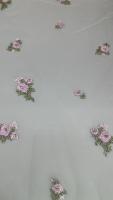 China Beaded Floral Lace Fabric Embroidered Lace Mesh Breathe Fabric Occasion Dressing Birthday Fabric for sale