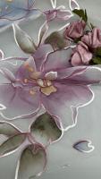 China Printed Lece Mesh Fabric Lightweight Sheer Perfect Embroidered for Bridal Gowns Embroidered Lace Fabric for sale