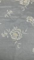 China 3D Floral Tulle Mesh Fabric Breathe Mesh Lace Fabric Leafy Sequin Fabric for sale