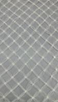 China French Chantilly Lace Fabric Breathe Plaid Sequin Mesh Lace Fabric Leafy Fabric for sale