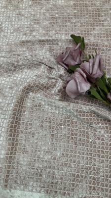 China 100% Polyester Embroidery Mesh Sequin Lace Fabric Holow-up Elegant Lace Fabic for sale