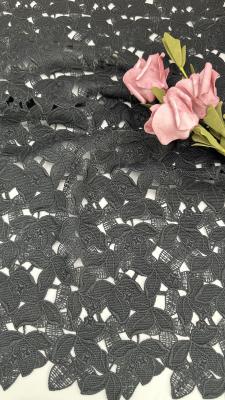China Leafy Chantilly Lace Fabric With Irregular Edges  Sheer Romantic Lace For Wedding Veils And Dresses for sale
