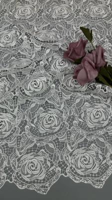 China Metallic Sequin Embroidered Chantilly Fabric Lace Fabric New Fashion for Garments Gowns for sale