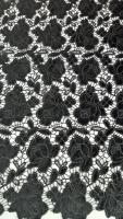 China White Hollow-up Embroidered Lace Fabric Laser Tech For Party Occasion for sale