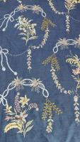 China East Culture Cotton Embroiderey Lace Fabric Mesh Floral Sequin Floral For Ladies for sale