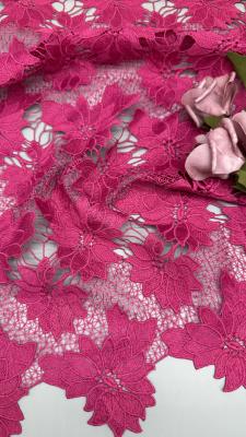 China Luxury Pink Flower Laser Embroidered Lace Style Hollow-up For Breathe  Premium for sale