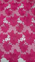 China Luxury Pink Flower Laser Embroidered Lace Style Hollow-up For Breathe  Premium for sale