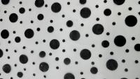China Printed Lace Fabric Spotted Patten Mesh Ground For Gowns Breathe Design for sale