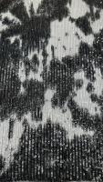 China Black And White Sequin Embrroidered Fabric Elegant For AW Season For Ladies Party for sale