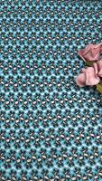 China Cotton Embrroidered Fabric Blue And White Knitted Hollow-up For New Collection For Gowns for sale