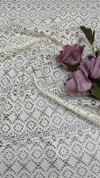 China Cotton Embrroidered Fabric  Knitted Hollow-up Luxury For New Collection Gowns for sale