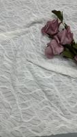 China Mesh Lace Fabric White Grid Knitted Hollow-up Luxury For Summer Party Dresses for sale