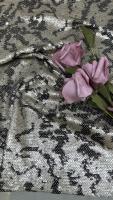 China Zebra Pattem Embroidered Sequin Fabric Shinning For Evening Wedding Party Occasion Using for sale