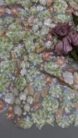 China Shimmering Sequin Mesh Lace For Gowns 100% Polyester Colorful Sequin Embroidered Fabric for sale