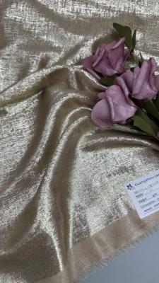 China Gold Color Metallic Lace Fabric For Gowns Luxury Intricate Embroidery Party Dresses for sale