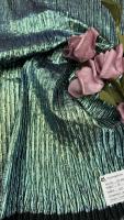 China Metallic Rib Lace Fabric for Gowns Luxury Intricate Embroidery Making Dramatic for sale