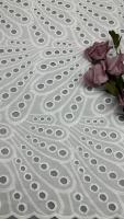 China French Chantilly Lace Fabric Hollow-up White Color for Garments Gowns Wedding Dresses for sale