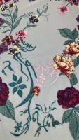 China Embroidered Lace On Nude Mesh Romantic And Delicate Fabric For Spring Gala Gowns for sale