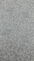 China White Lace Unique Floral Hollow Up Effect For Artistic Wedding Evening Dresses for sale