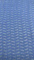 China High Quality Blue Lace Mesh Hollow Up Effect For Artistic Wedding Evening Party Dresses Clothing for sale