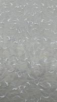 China Luxury Embroidered Mesh Lace Sheer Soft Tulle with Delicate Floral Stitching for Elegant Evening Gowns for sale