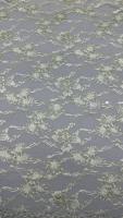China Luxury INS Embroidered Mesh Lace Tulle with Floral Stitching for Elegant Wedding Gowns for sale