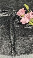 China Sequin Embroidered Fabric  for Eye-Catching Evening and Gala Dresses for sale