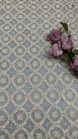 China Corded Sequin Embroidered Lace Fabric 100% Cotton Circle for  Evening and Gala Dresses for sale