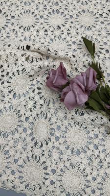 China Sun Design Leafy Corded Lace Fabric Hollow-up Circle for Evening Dresses Summer Clothing for sale
