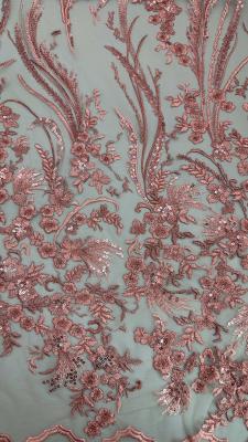 China Embroidery Lace  Fabric New Collection Grond Elegant Breathe Elegant for Party Gowns for sale