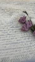 China Pleated Lace Fabric 100% Polyester Mesh Ground Breathe Luxury for Wedding Dress for sale