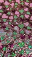 China 3D Floral Sequin Bread  Embroideded Fabric Luxary High Quality for Party Gowns Dresses for sale