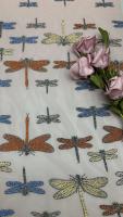 China Butterfly Embroideded Chinese Culture Luxary Gufen Breathe Fabric For Show Gowns for sale