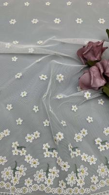 China White Lace Embroideded Lace Customized Design Mesh Luxary High Quality Gown for sale
