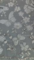 China Mesh Embroidered Butterfly Floral Lace Customized Design Luxary High Quality Gown for sale