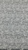 China Embroidered Lace Fabric Hollow-up Floral Customized Design Soure Factory Producing for sale