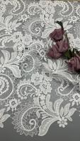 China Luxary Embroidered Lace Fabric Good Quality Floral Beauty Dresses for sale