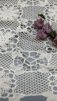 China Corded Lace Fabric For Embroidered Hollow-up Customized Design Factory For Gowns for sale