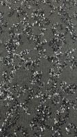 China Tree Branch Sequin Fabric Special Ground Luxary  Design Factory For Gowns Party Dressess for sale