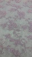 China Leafy Embroidered Lace Fabric Mesh Product Factoty Luxary to Wedding Dresses Gowns for sale