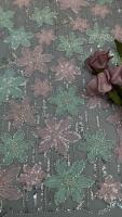 China Shinning Sequin Lace Embroidered Elegant Lace Fabric With A Couture touch Fabric Customized Luxary Wedding Dresses Gowns for sale