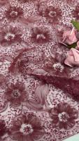 China Sequin 3D Floral Lace Fabric Fabric Fresh Styles for Your Brand Customized Dresses Gowns for sale