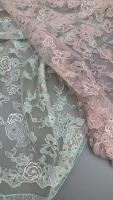 China White Lace 3D Floral Elegant And Beauty Luxary Embroidery Fabric Wedding Dresses Gowns for sale