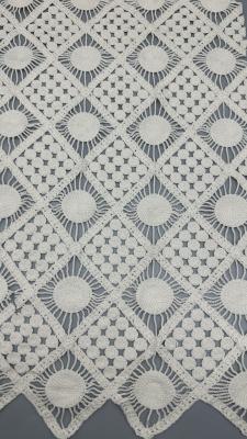 China Eｍbroidered Lace Fabric High Luxary Hollow-up for Bridal Wedding Party Gown for sale