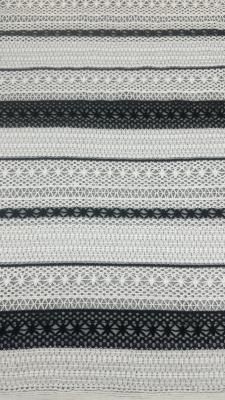 China Black and White different Pattern Lace Fabric Guipure Elegant Luxary Hollow-up for Bridal for sale