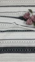 China Black and White different Pattern Lace Fabric Guipure Elegant Luxary Hollow-up for Bridal for sale