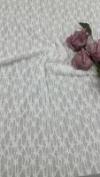 China White Lace Fabric High Luxary Hollow-up for Elegant Bridal Wedding Dress for sale